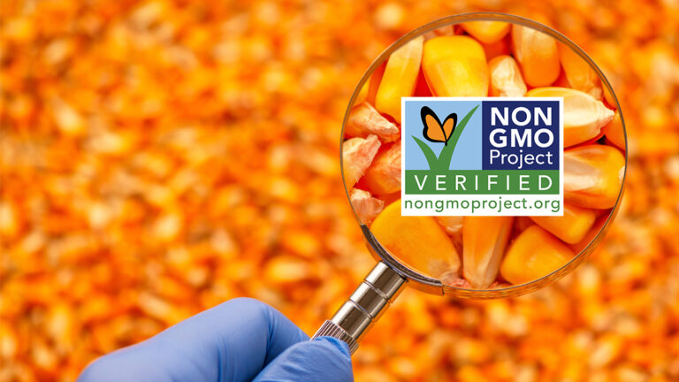 Somos certificados pelo selo Non-GMO Project - Milhão